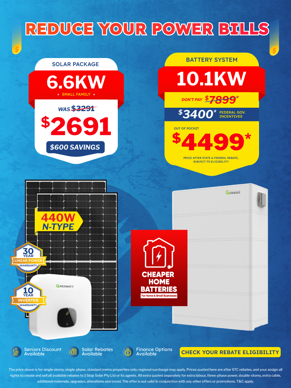 Solar Panel Deals Sydney Australia : 1 Stop Solar Solutions®